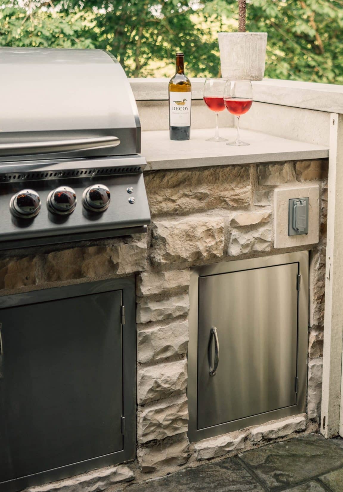 Custom Grill Islands - Maschino's